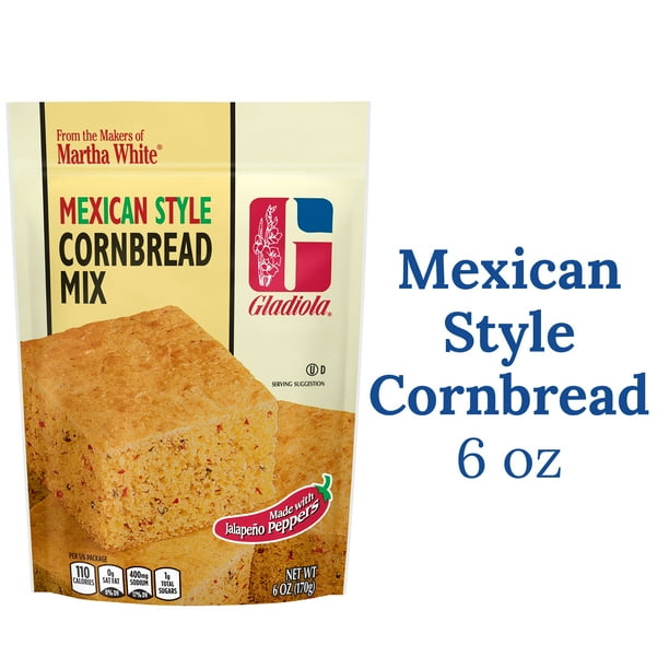 Martha White Gladiola Mexican Style Cornbread Mix, 6 Oz Pouch - Walmart.com