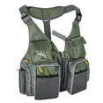 NVAAV Mesh Fishing Vest, Multi Pockets Adjustable, Outdoor Fly Trout ...