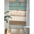 American Pastoral Stripes Sheer Curtains 96 Inch Long 1 Panel Vintage ...