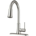 Pfister G529-PF2Y Pfirst Series Pull-Down Single Handle Kitchen Faucet ...
