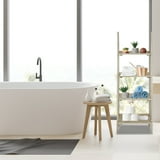 Fionafurn 4 Tier Step Ladder Shelf, Wooden Step Planter, 4 Tier ...