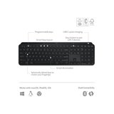 Logitech MX Keys S Wireless Keyboard, Low Profile, Fluid Precise Quiet Typing, Bluetooth, Black ...