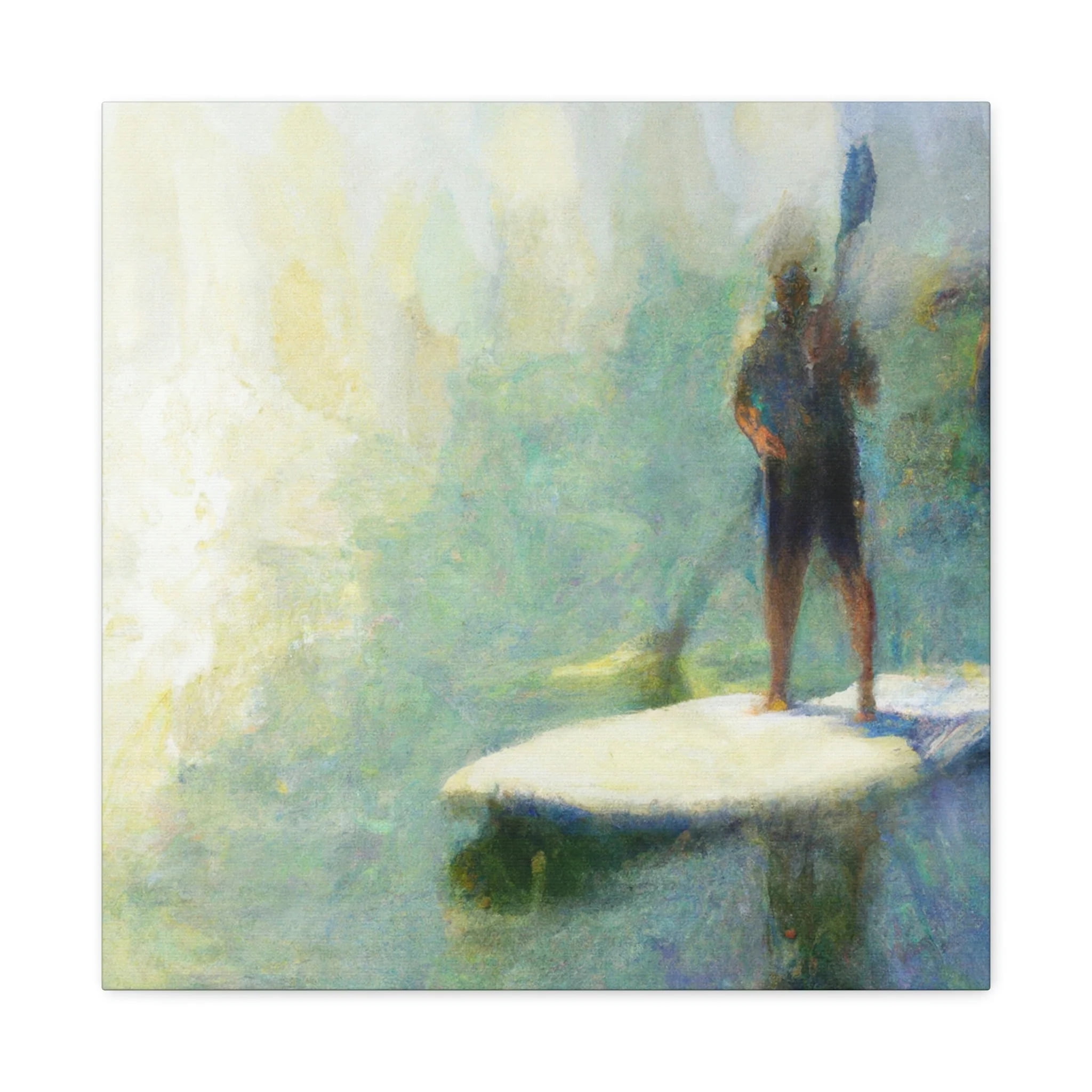 Paddle Board Reflection - Canvas - Walmart.com