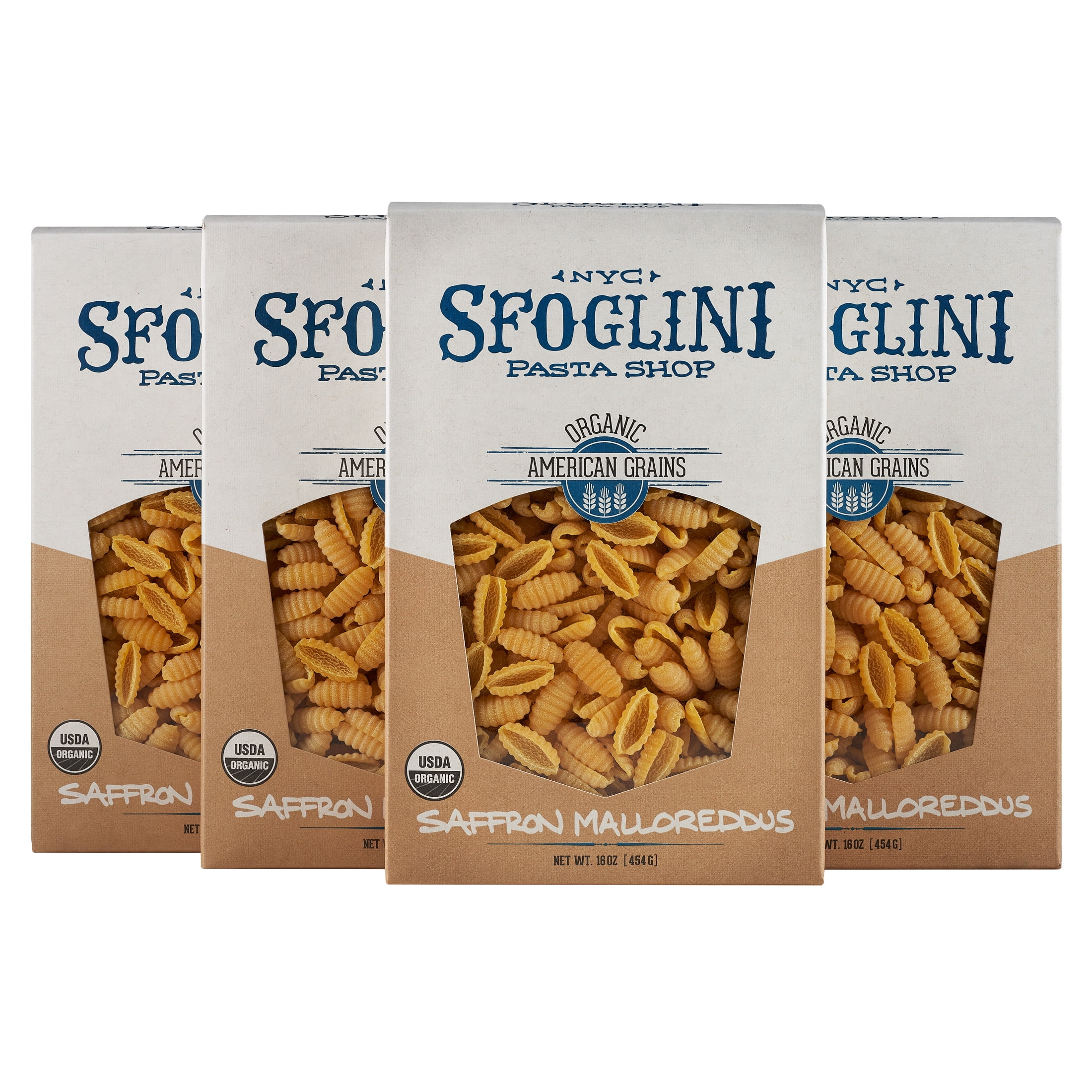 Sfoglini Organic Saffron Malloreddus Pasta, 4 Count, 16 Oz - Walmart.com