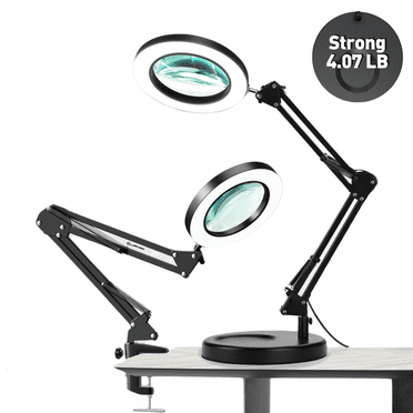 YouLoveIt 8X Magnifying Lamp Magnifying Glass Desk Table Lights Reading ...