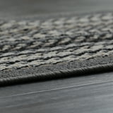 Mainstays Apollo Striped Indoor Polypropylene Area Rug, Grey, 17.4" x ...