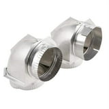 8 ft. Semi-Rigid Dryer Vent Kit with Close Elbows and Flexible Duct ...