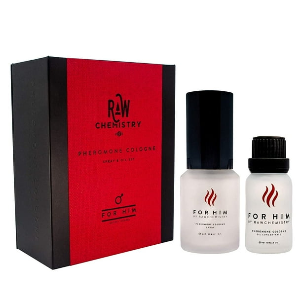 RawChemistry Pheromone Cologne Gift Set, for Him - Bold, Extra Strength ...
