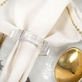 Set of 12 Acrylic Napkin Rings - Stylish Decorative Holders for Dining ...