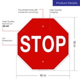 Stop Sign, Street Stop Sign, - Walmart.com