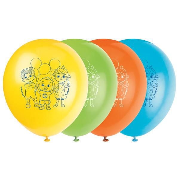 Click here for Unique Pretzels Cocomelon 12 Latex Balloons 8ct prices