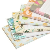 Juvale Magnetic Notepads for Refrigerator, 6 Floral Designs, 60 Sheets ...