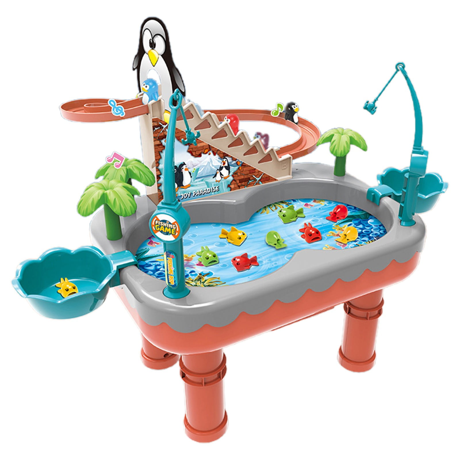 Click here for Kjfeif Penguin Fishing Table Kids Water Table Toys... prices