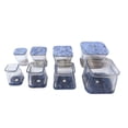 1 Pack Transparent Silicone Square Chair Leg Floor Protector, Soft ...