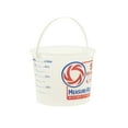 United Solutions 5 Quart Round Measure Right Plastic Mixing Bucket ...