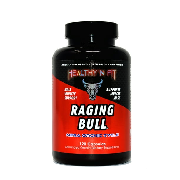 Healthy N Fit -Raging Bull Mega Orchic-120 Capsules (40 Day Supply ...
