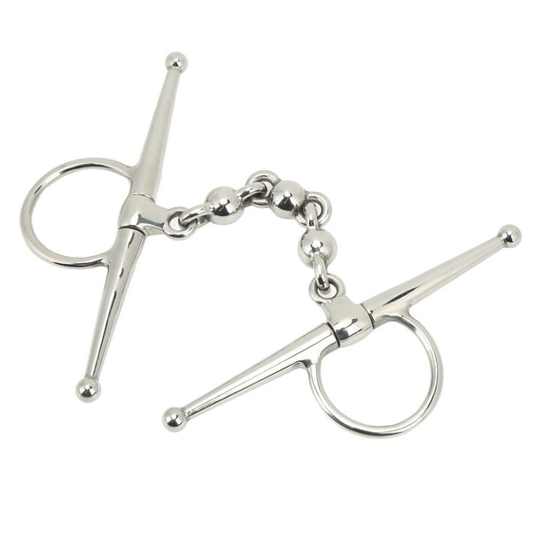 Horse Mouth Bit,135mm Stainless Steel Horse Full Cheek Snaffle Bit ...