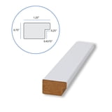 ArtToFrames 15" x 40" White Picture Frame, 15x40 inch White MDF Poster ...
