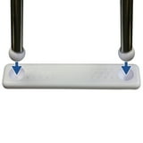 Aqua Select Hi-Rise Reverse Bend Stainless Steel in-Pool Ladder with ...