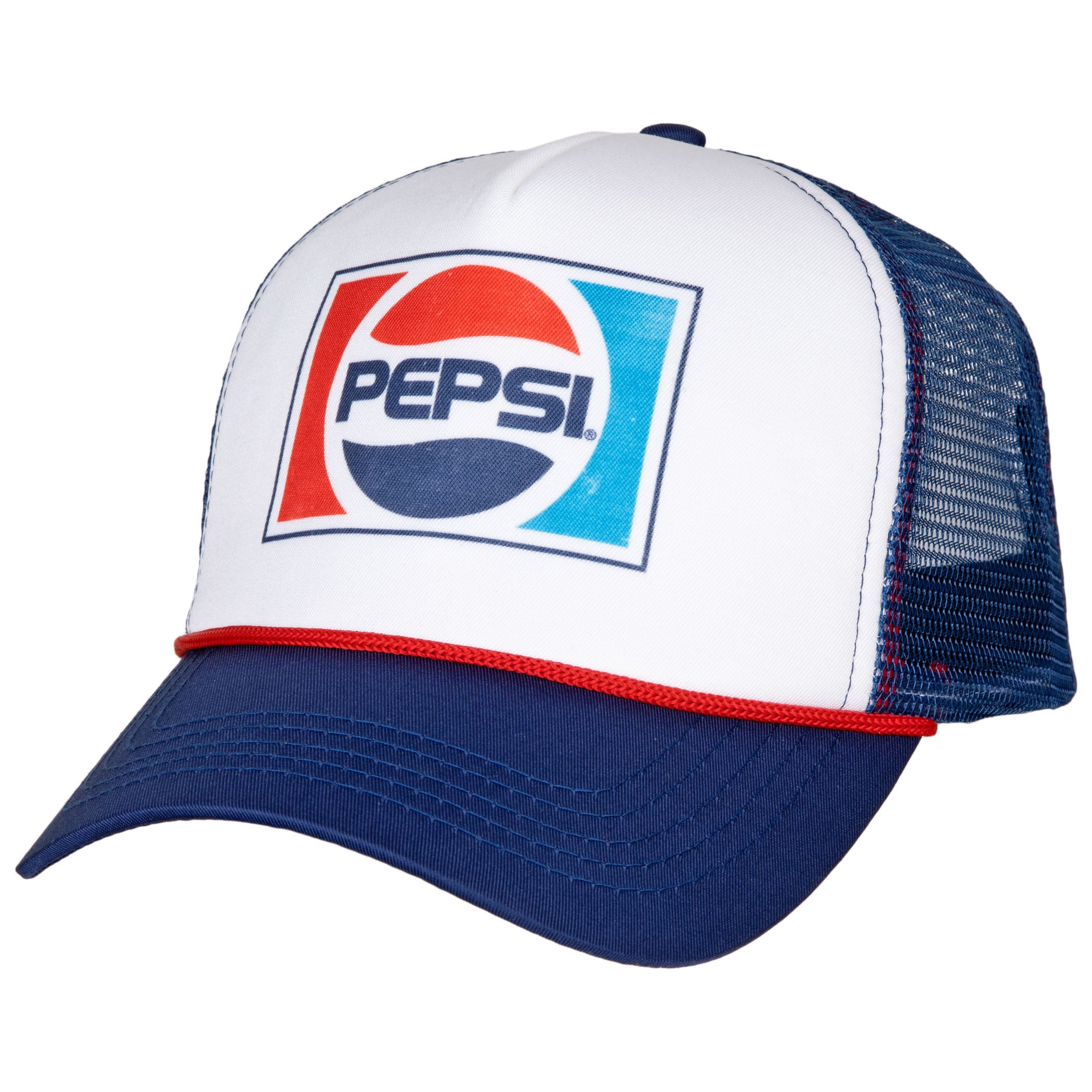 Pepsi Classic Logo Adjustable Trucker Hat - Walmart.com