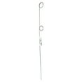 HY-KO Products 40640 Metal Pigtail Sign Stake, 28"", Silver - Walmart.com