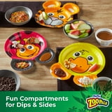 Hefty Zoo Pals 7.75 Inch Kids Paper Plates with Animal Designs, Soak ...