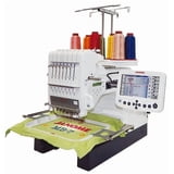 Janome MB-7 Seven-Needle Embroidery Machine w/ Exclusive Platinum ...
