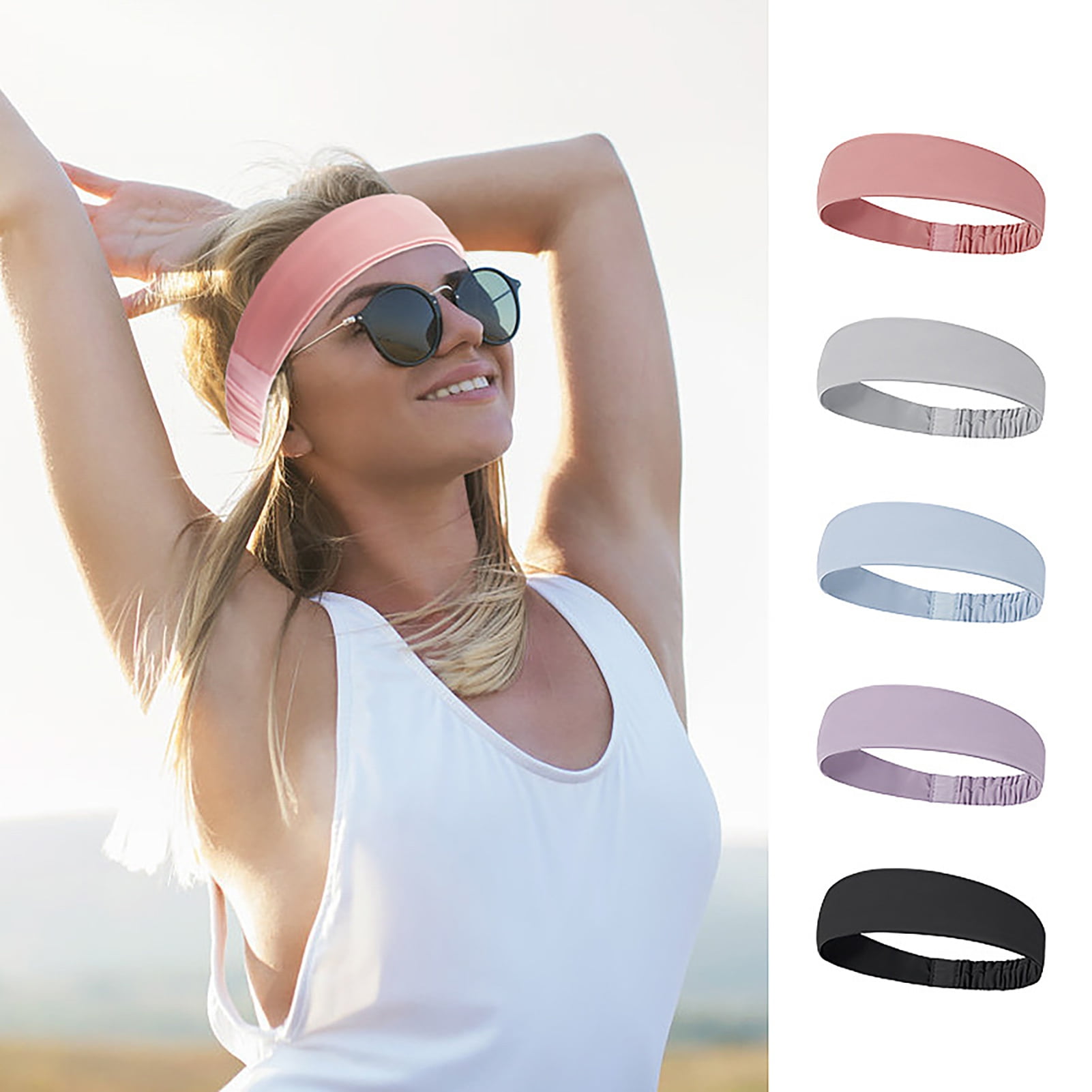 Shenmeida Workout Headbands for Women, Exercise Headbands, Sports ...