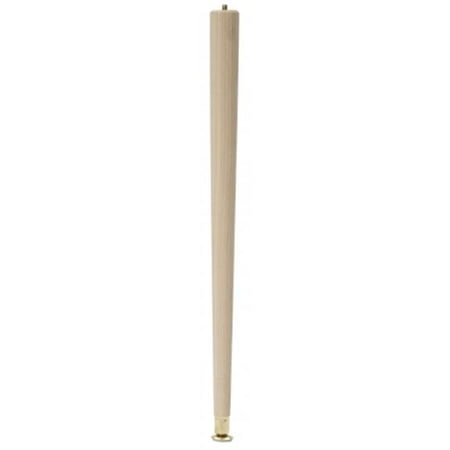 Waddell Mfg. 2522 22 in. Round Taper Table Leg | Walmart Canada