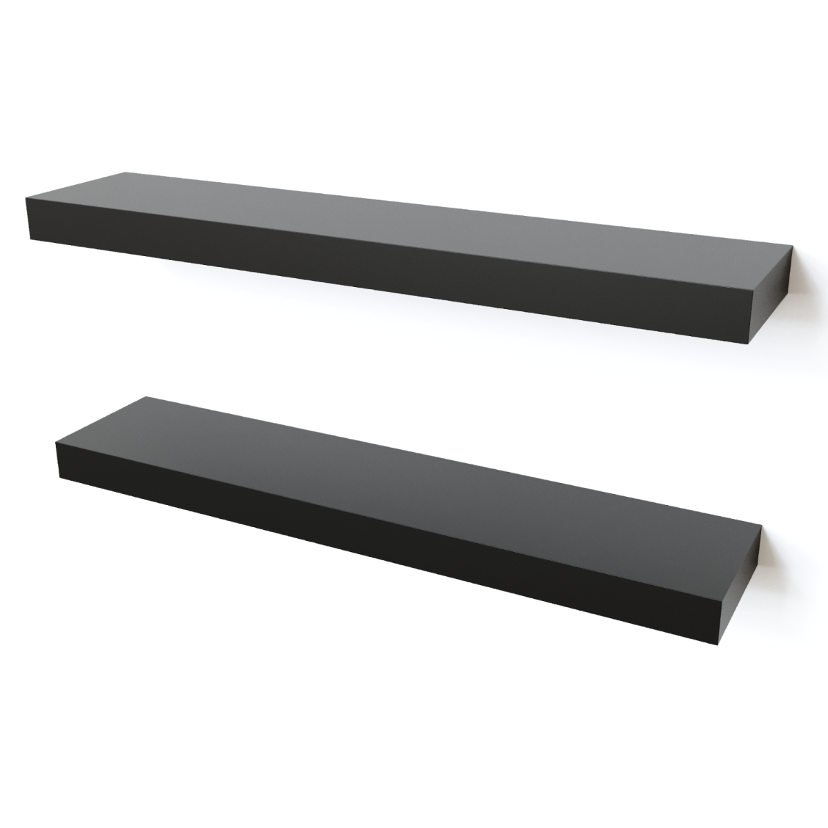 Ballucci Set of 2 Pieces, Floating Wall Mounted Shelves in 24 Inches ...