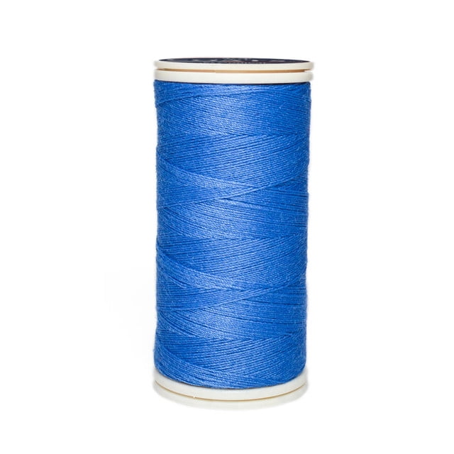 Caja 12 Pzas Hilo Azul Rey Coats Poliéster Liso 3 Cabos Fibra Corta ...