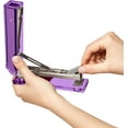 OfficeGoods Clear Acrylic Stapler in Purple for 1/4" Staples - Walmart.com