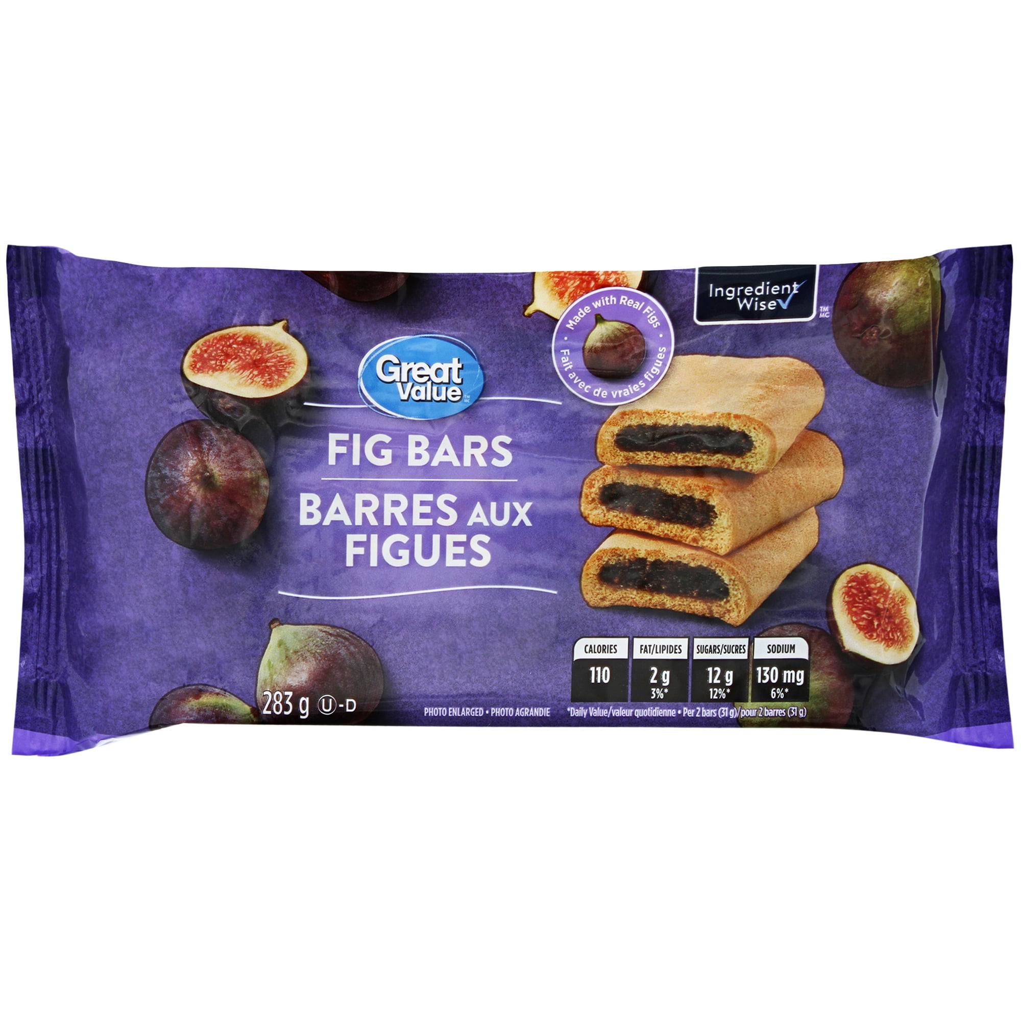 Click here for Great Value Fig Bars Case Pack prices