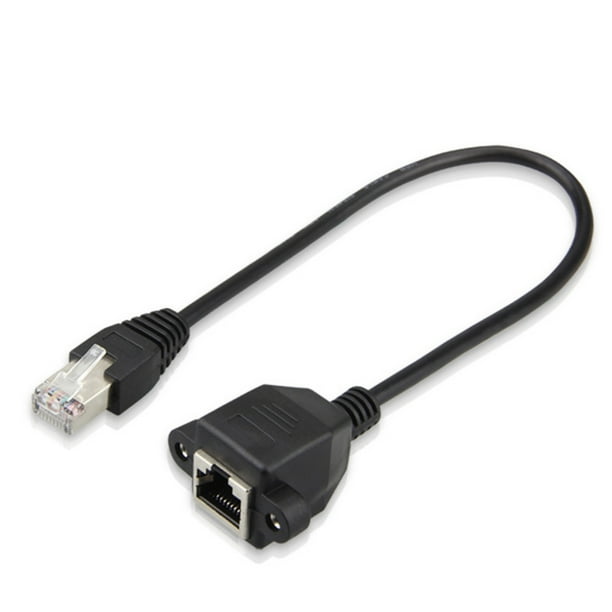 tssuouriy 2m Ethernet LAN Extension Cable Male to Female Network ...