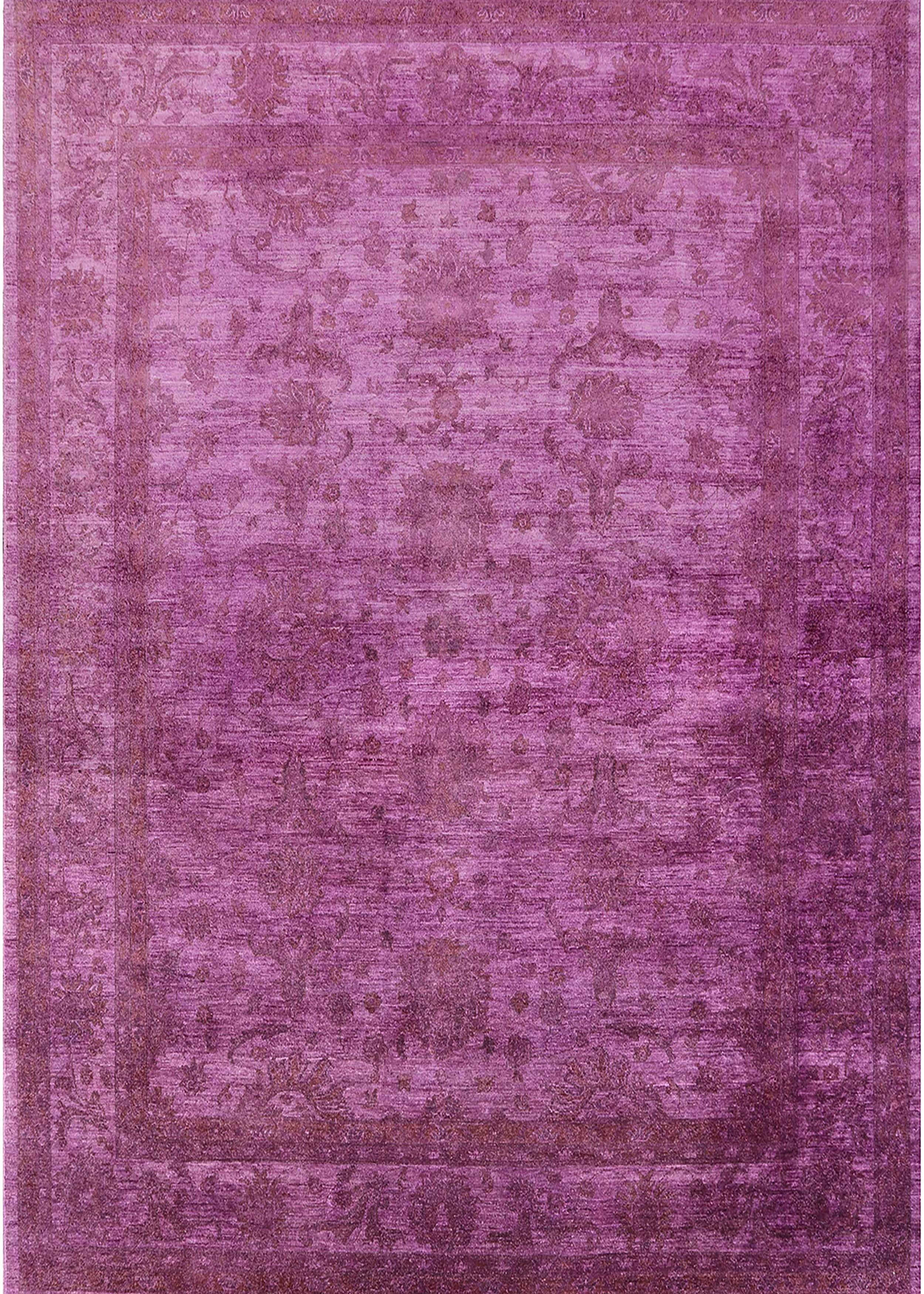 Ahgly Company Indoor Rectangle Mid-Century Modern Violet Red Pink ...