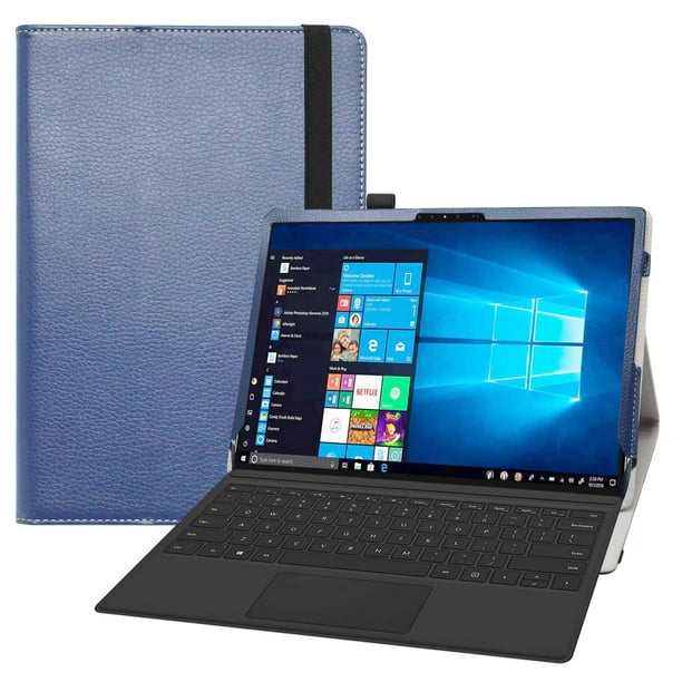 Labanema 13" Dell Latitude 7320 Detachable Case, PU Leather Folio Stand ...
