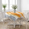 Abstract Orange Texture Pattern Table Cloth 54x54in, Waterproof Square ...