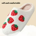BERANMEY Unisex Cute Smile Face Slippers, Soft Plush Warm Slip-On, Non ...