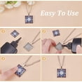 2Sets Glass Cabochons Square with Floor Tile Pattern Mixed Color ...