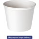 SOLO Cup Company Waxed Double Wrapped 83 Oz Paper Buckets, White, 100 ...