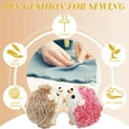 2 Hedgehog Sewing Pincushion with 200 Pieces Sewing Pins Set for Sewing ...