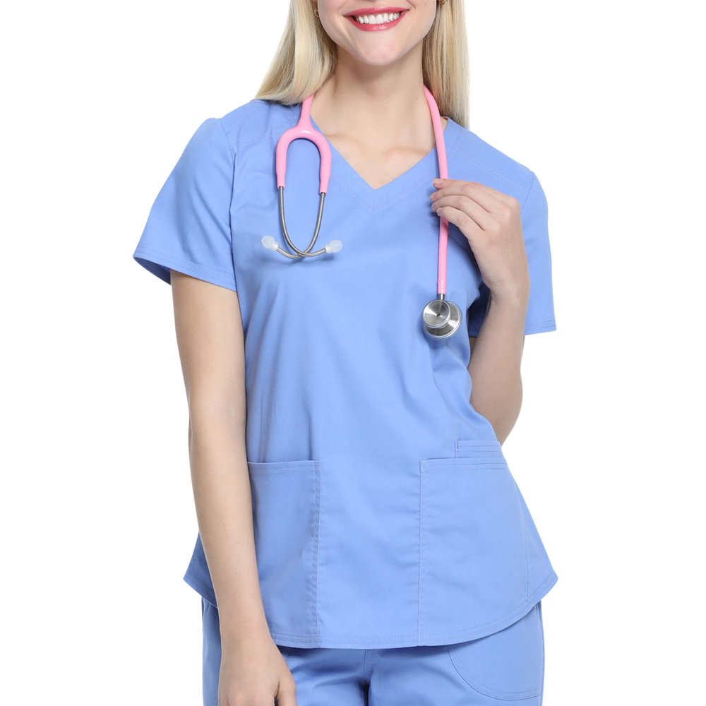 Scrubstar - Scrubstar Women's Core Essentials V-Neck Scrub Top with ...