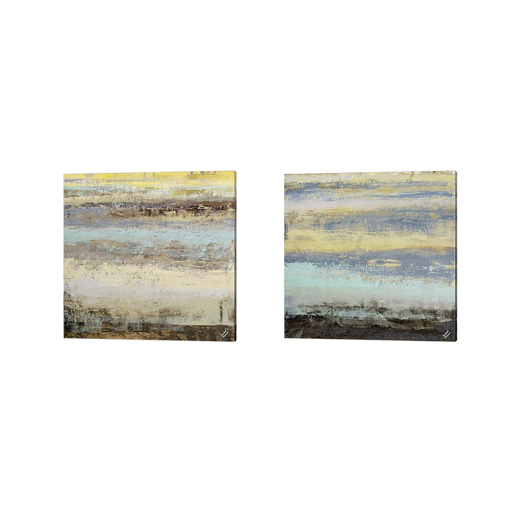Great Art Now Origins Blue by Michael Marcon 2 Piece Canvas Art Set ...