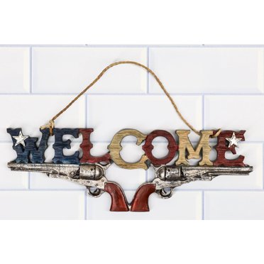 Large 24"W Rustic Western Texas Lone Star State Longhorn Bull Wall ...