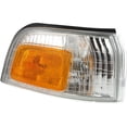 DAMAIJOY 2pcs Signal Light Left Right Side Plastic Lens Clear & Amber ...