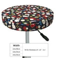 Hirioo Rose Rabbit for Round Bar Stool Seat Covers Washable Stool ...