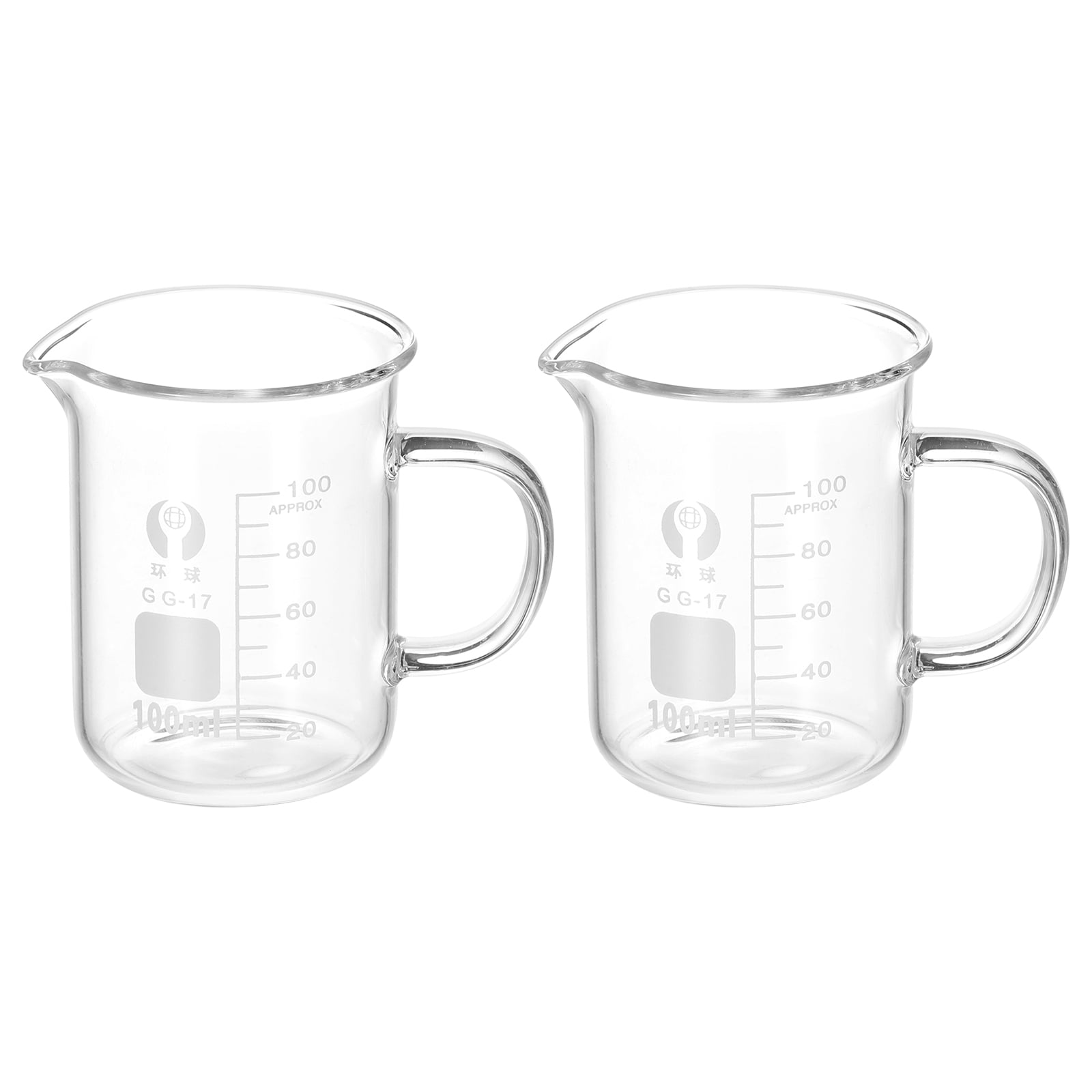 Click here for Unique Bargains 2pack 100ml Glass Beaker With Hand... prices