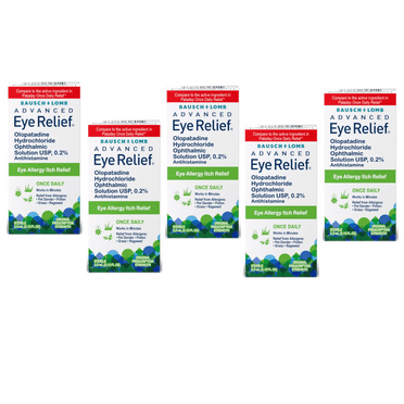 (2 pack) Opcon-A Eye Allergy Relief Drops for Itchy Red Eye Relief with ...