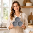 Round Silicone Baking Pan | Silicone Egg Bites Mold for Air Fryer ...