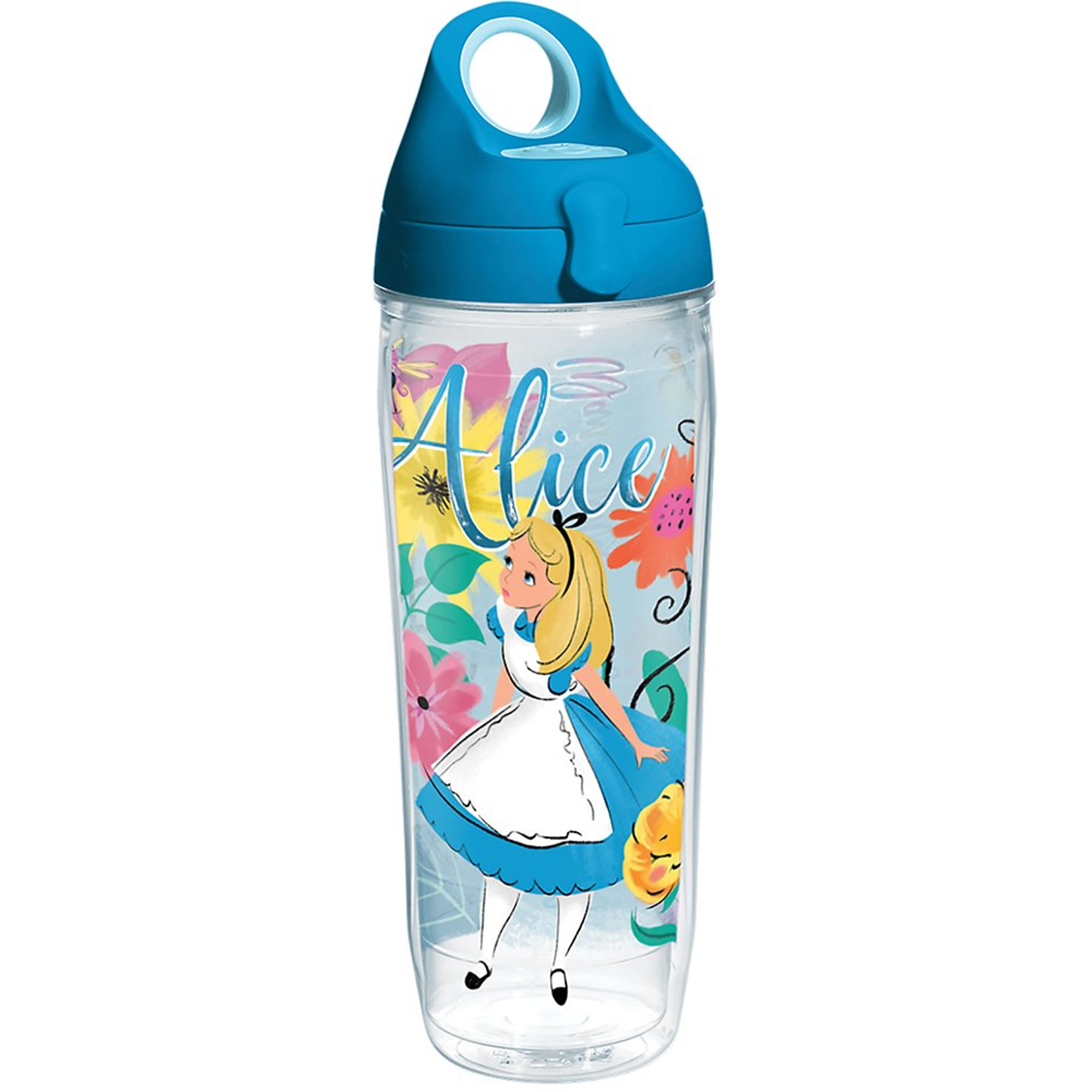 Disney Alice In Wonderland 24 oz Water Bottle with lid - Walmart.com